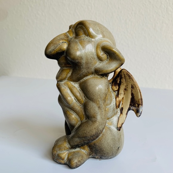 Vintage | Accents | Vintage Ceramic Gargoyle Figurine | Poshmark